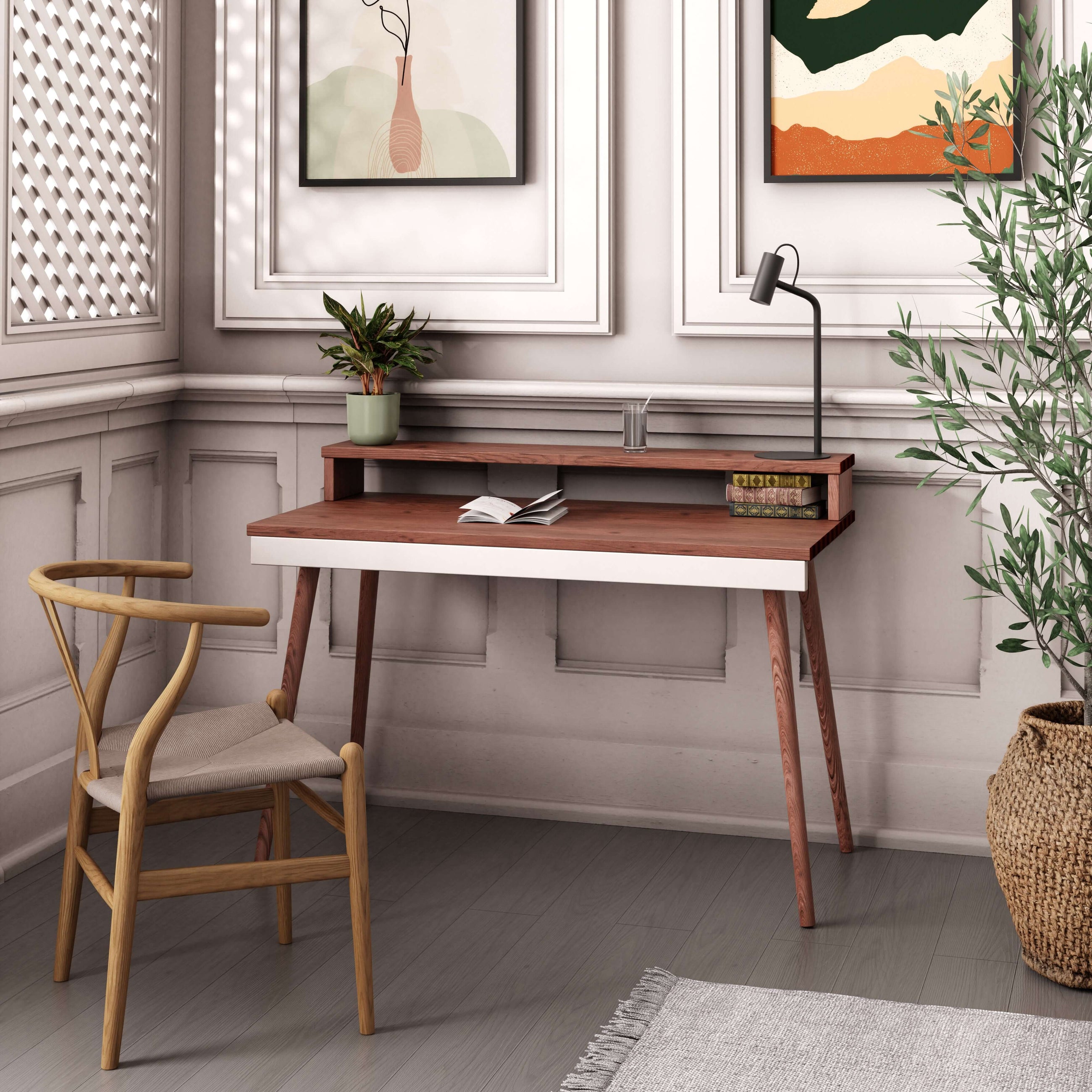 Handmade Solid Wooden Home office Desks in the UK - Muju